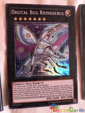 Digital Bug Rhinosebus - SHVI-EN056 - Super Rare 1st Edition