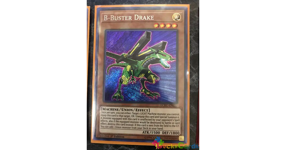 B-Buster Drake - LCKC-EN020 - Secret Rare 1st Edition