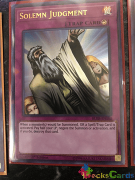 Solemn Judgment - SR14-EN038 - Common 1st Edition