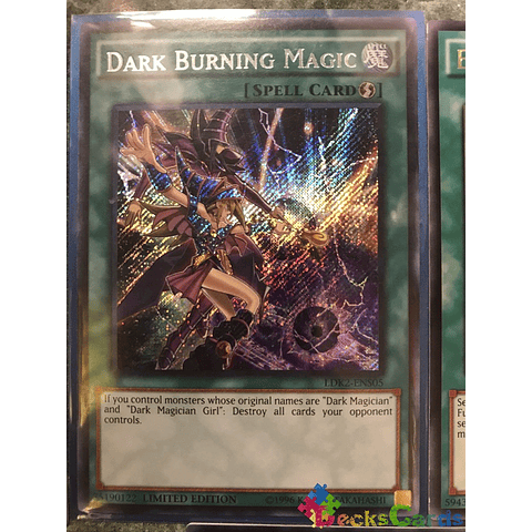 Dark Burning Magic - LDK2-ENS05 - Secret Rare Limited Edi...