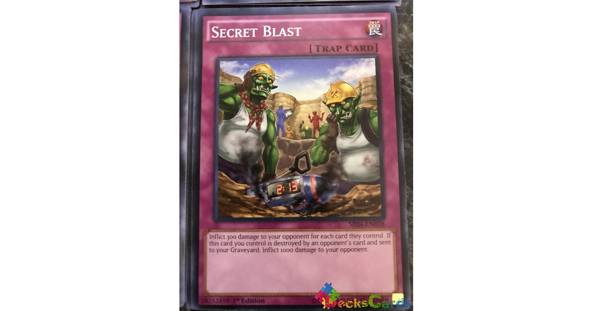 Secret Blast - SR04-EN038 - Common 1st Edition