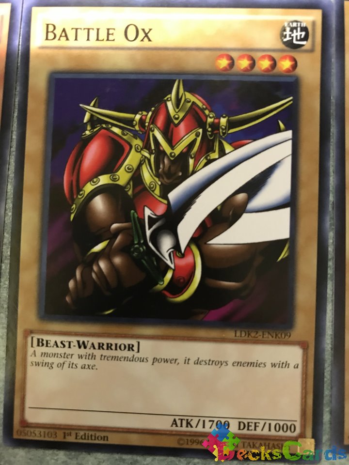 Battle Ox - LDK2-ENK09 - Common 1st Edition