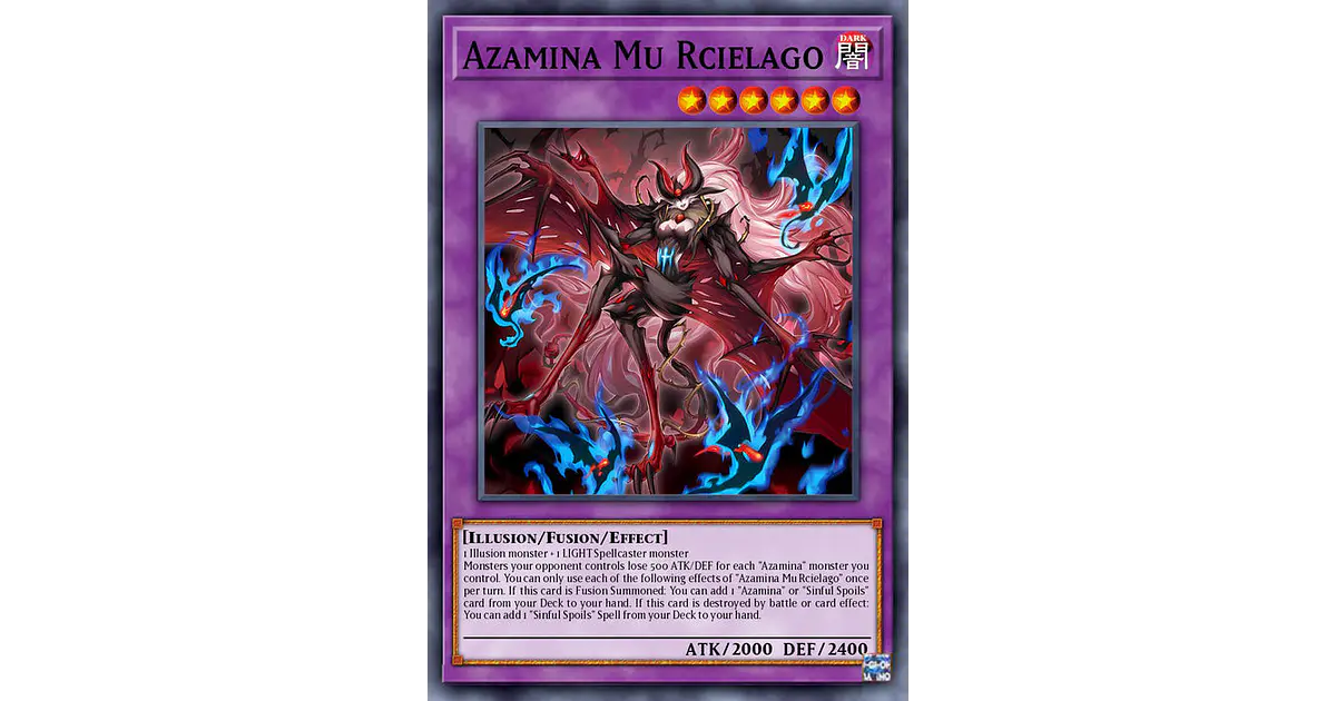 Azamina Mu Rcielago - MP25-EN104 - Prismatic Secret Rare ...