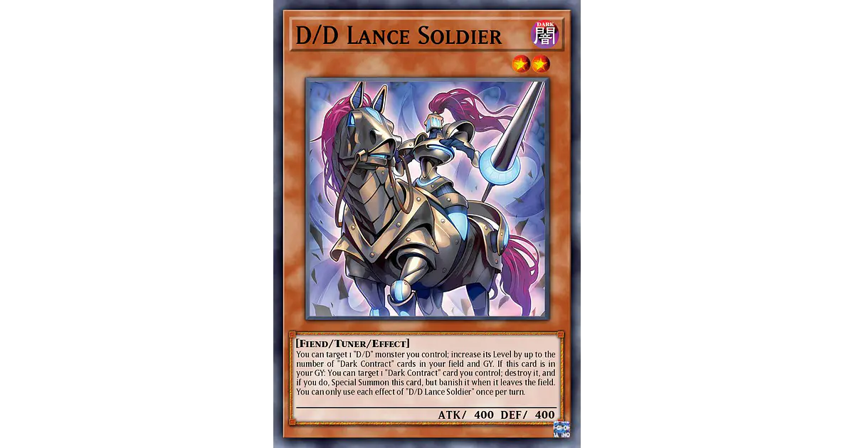 D/D Lance Soldier - DOOD-EN001 - Common 1st Edition