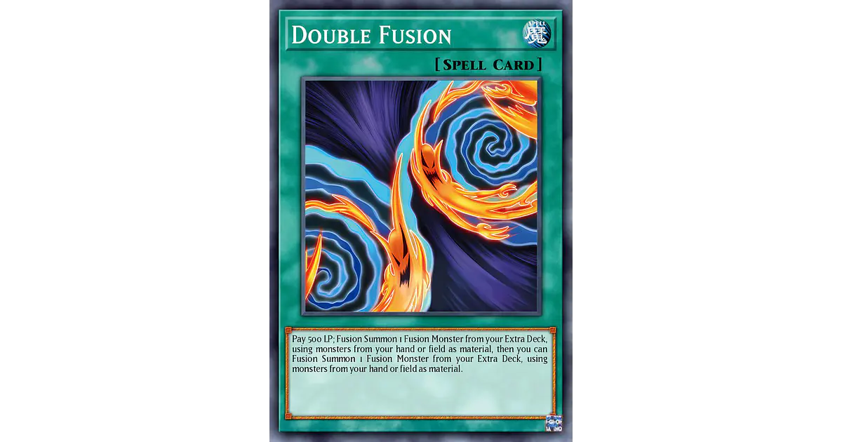 Double Fusion - DOOD-EN100 - Super Rare 1st Edition