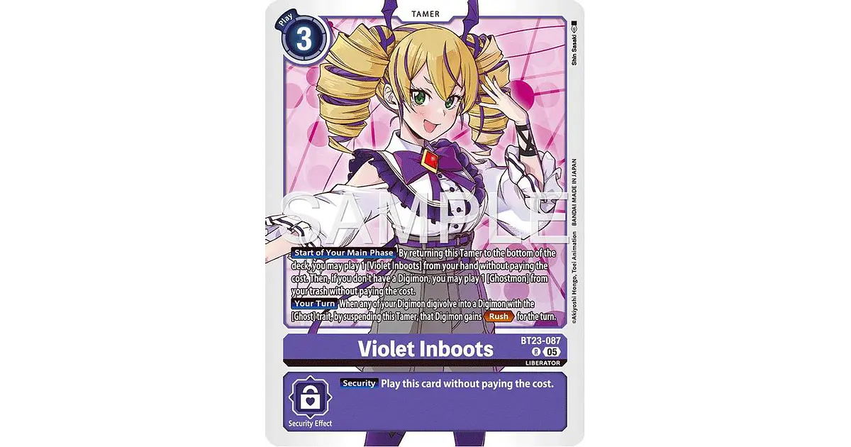 BT23-087 R Violet Inboots