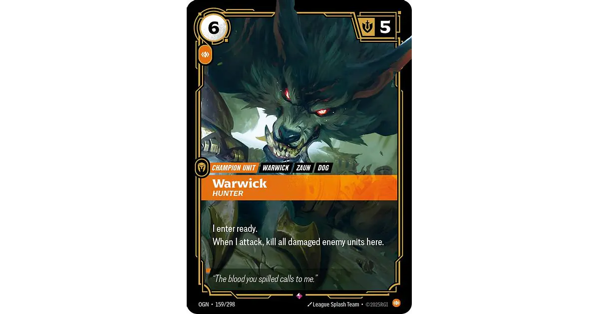 159/298 R Warwick - Hunter