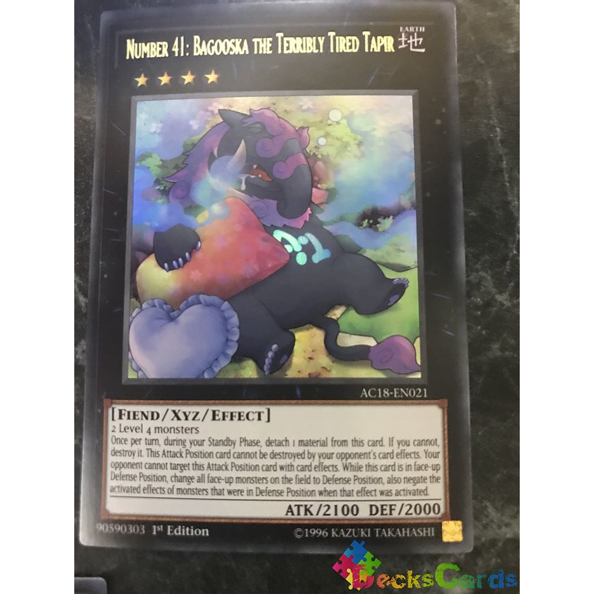 Number 41: Bagooska The Terribly Tired Tapir - AC18-EN021...