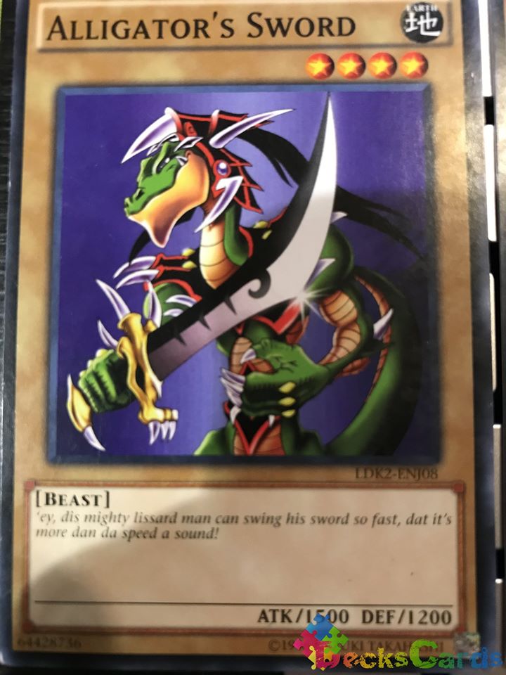 Alligator's Sword - LDK2-ENJ08 - Common Unlimited