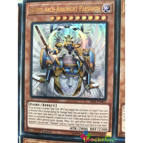 Sacred Arch-Airknight Parshath - SR05-EN001 - Ultra Rare ...