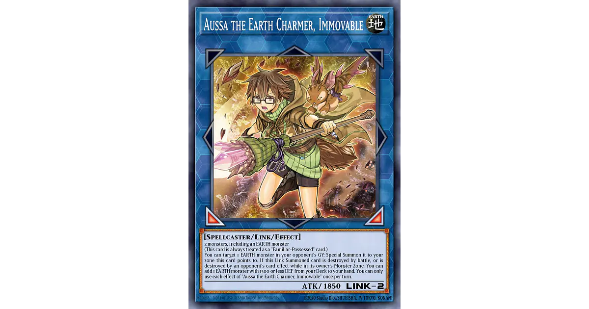 Aussa the Earth Charmer, Immovable - CH02-EN045 - Ultra R...