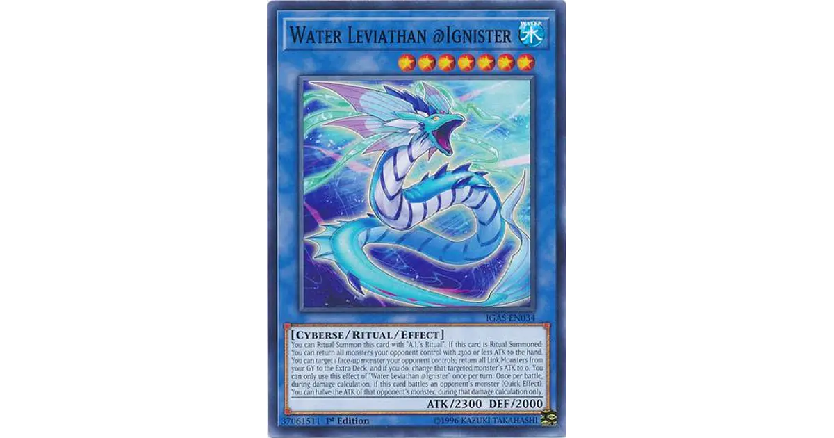 Water Leviathan @Ignister - IGAS-EN034 - Common 1st Edition