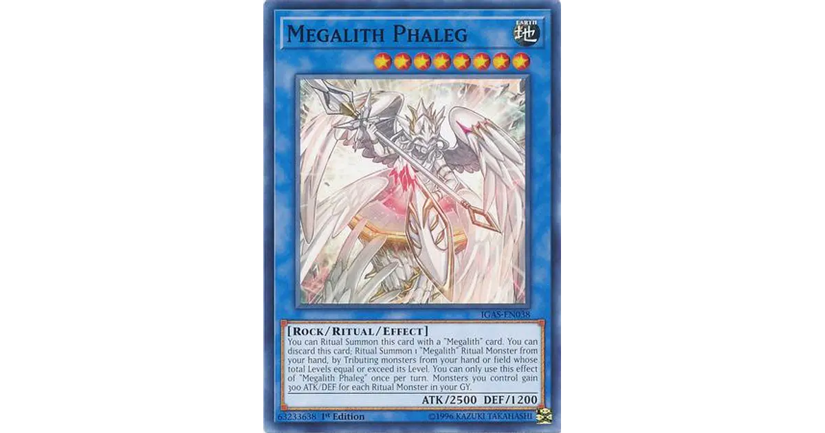 Megalith Phaleg - IGAS-EN038 - Common 1st Edition