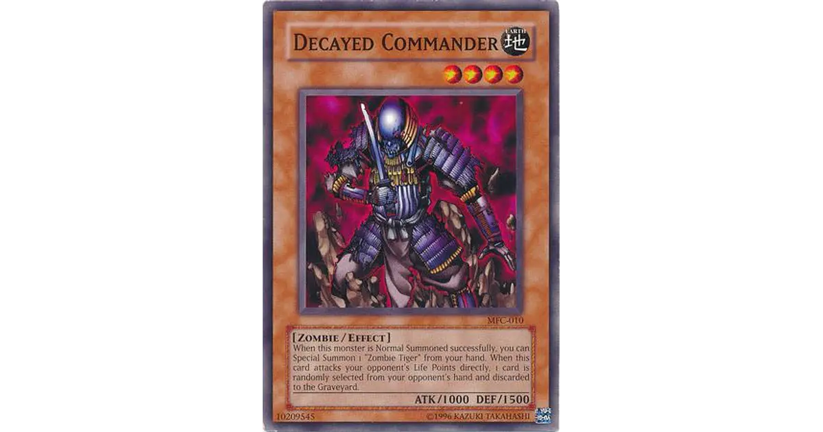 Decayed Commander - MFC-010 - Common Unlimited