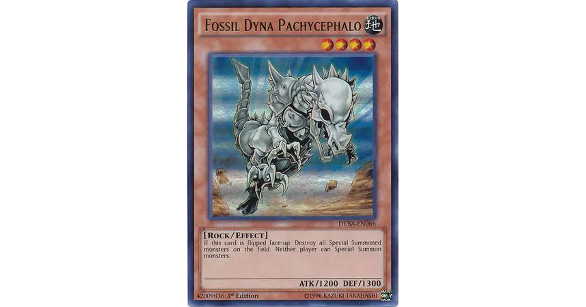 Fossil Dyna Pachycephalo - DUSA-EN066 - Ultra Rare 1st Ed...