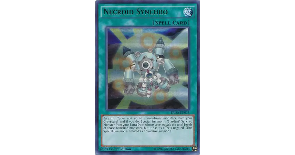 Necroid Synchro - DUSA-EN015 - Ultra Rare 1st Edition