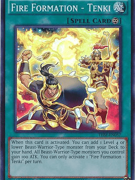 Fire Formation - Tenki - WISU-EN028 - Rare 1st Edition