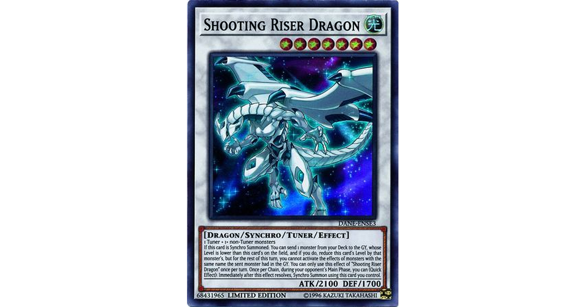 Shooting Riser Dragon - DANE-ENSE3 - Super Rare Limited E...
