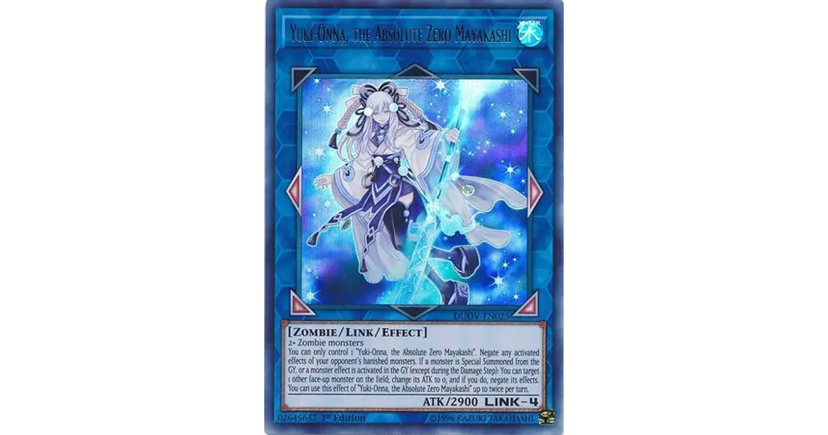 Yuki-Onna, the Absolute Zero Mayakashi - DUOV-EN025 - Ult...