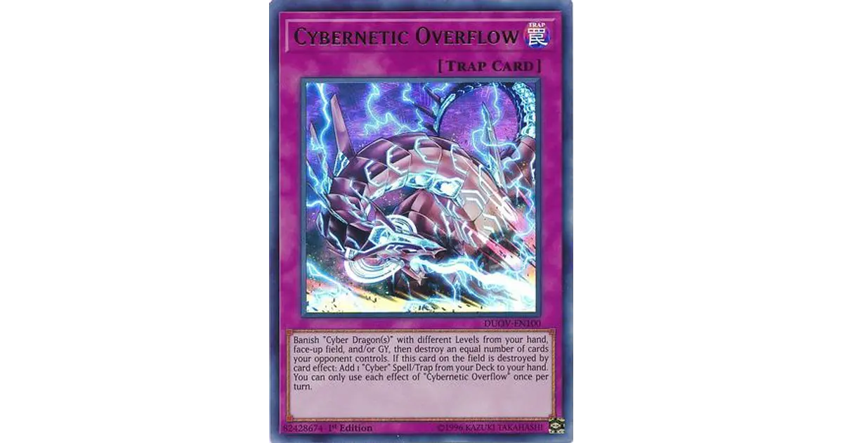 Cybernetic Overflow - DUOV-EN100 - Ultra Rare 1st Edition