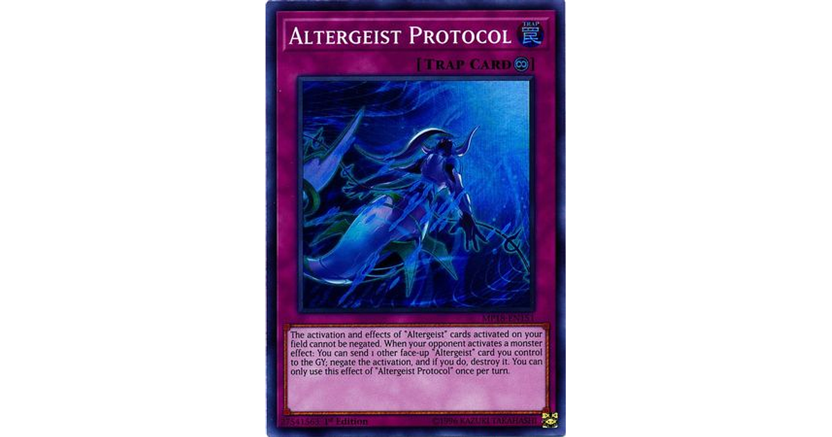 Altergeist Protocol - MP18-EN151 - Super Rare 1st Edition