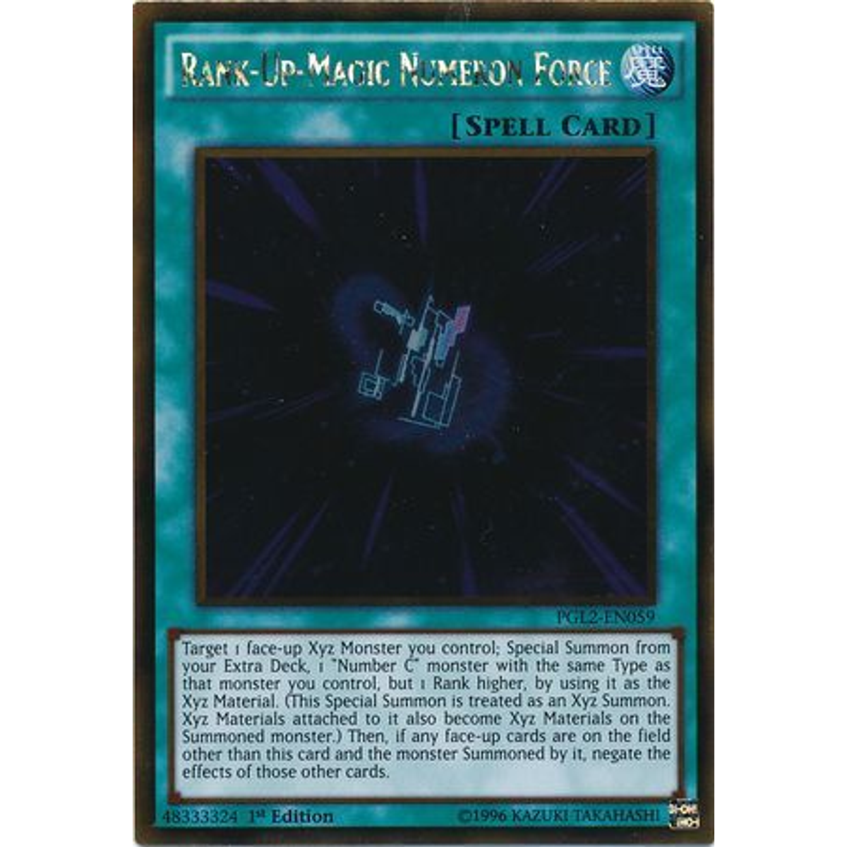 Rank-Up-Magic Numeron Force - PGL2-EN059 - Gold Rare 1st ...