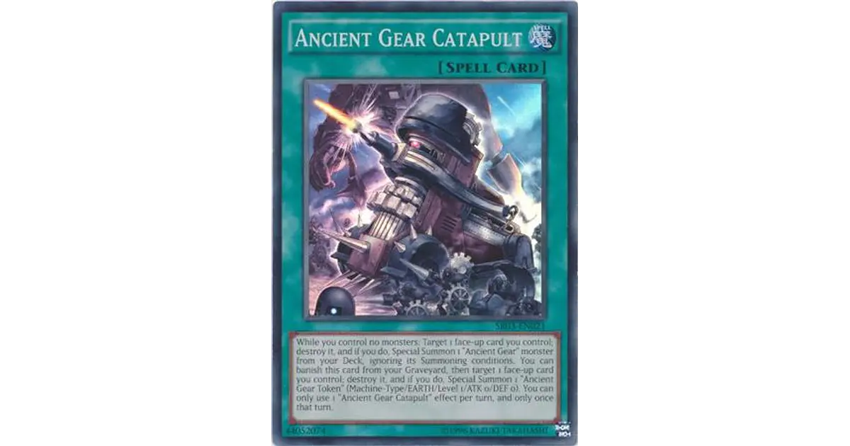 Ancient Gear Catapult - SR03-EN021 - Super Rare Unlimited