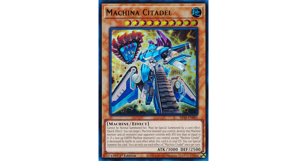 Machina Citadel - SR10-EN001 - Ultra Rare 1st Edition