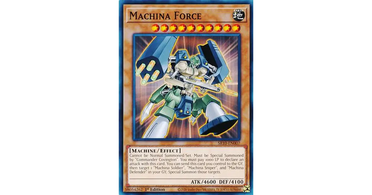 Machina Force - SR10-EN007 - Common 1st Edition