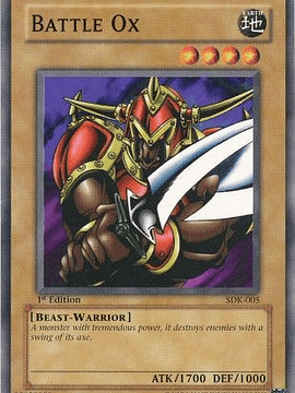 Battle Ox - LDK2-ENK09 - Common 1st Edition