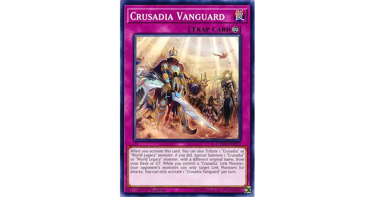 Crusadia Vanguard - CYHO-EN071 - Common 1st Edition