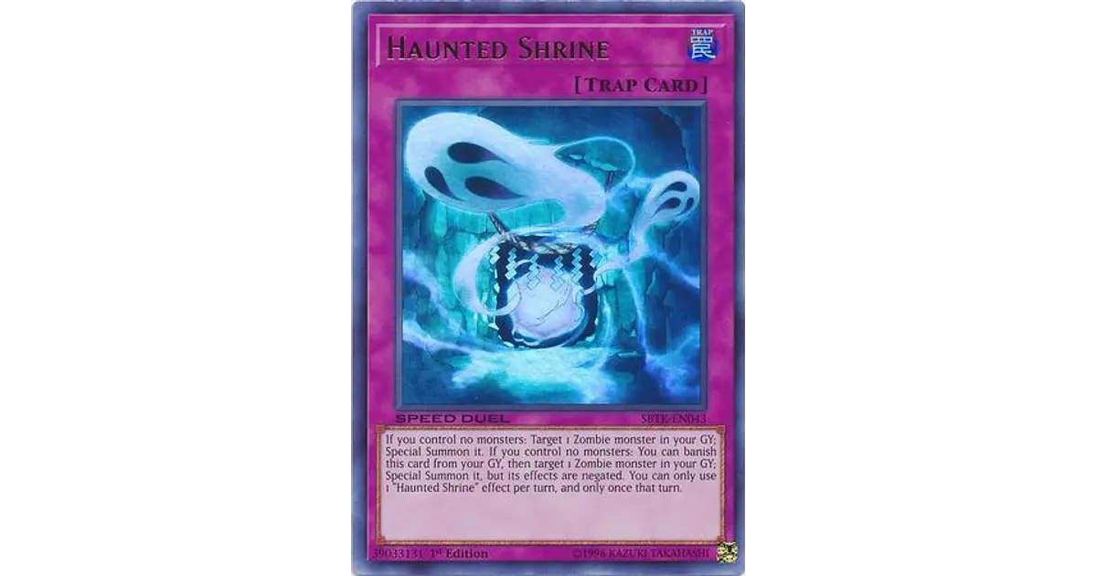 Haunted Shrine - SBTK-EN043 - Ultra Rare 1st Edition