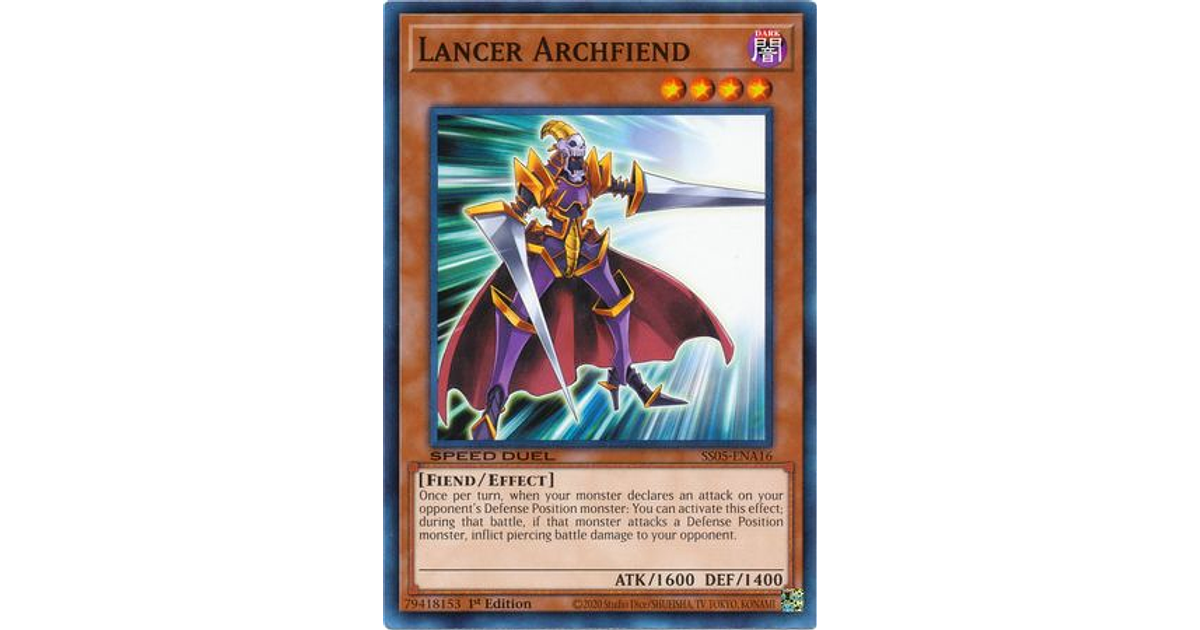 Lancer Archfiend - SS05-ENA16 - Common 1st Edition