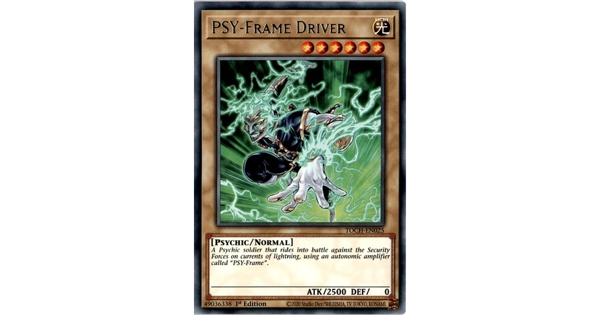 PSY-Frame Driver - TOCH-EN025 - Rare 1st Edition