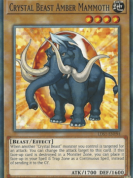 Crystal Beast Amber Mammoth - SGX1-ENF03 - Common 1st Edi...