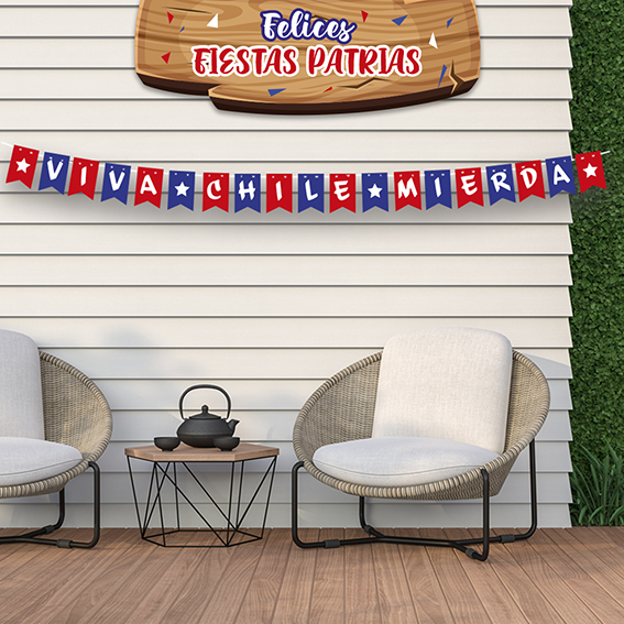 Banderines Fiestas Patrias