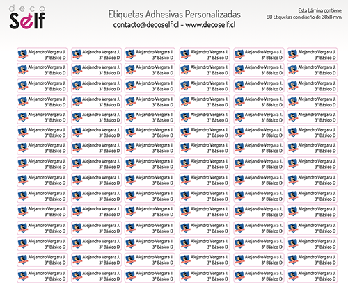 Lámina Etiquetas COLO COLO