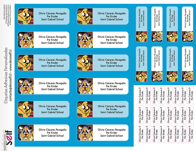 Lámina Etiqueta MIKECRACK