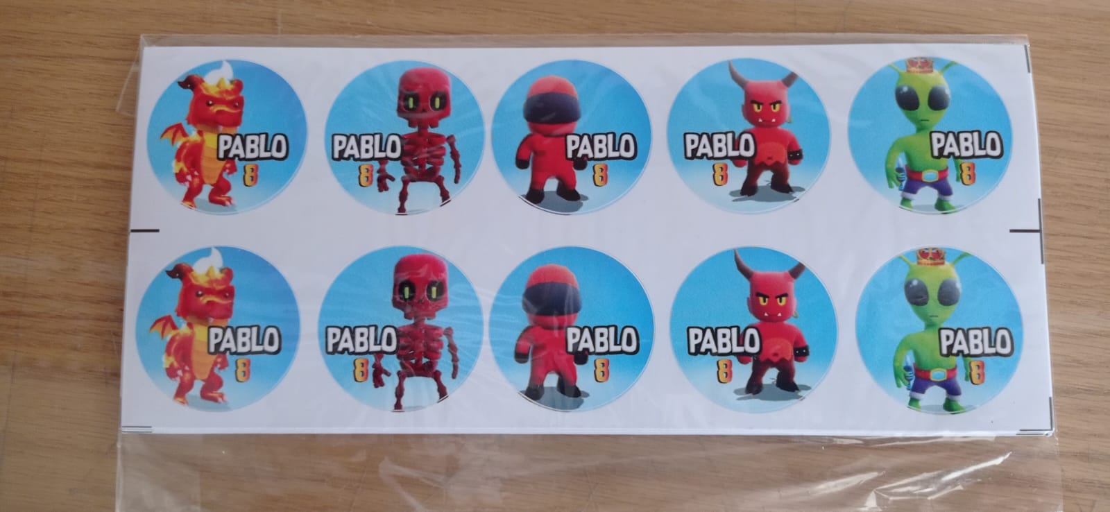 50 Stickers Stumble guys Pablo 8