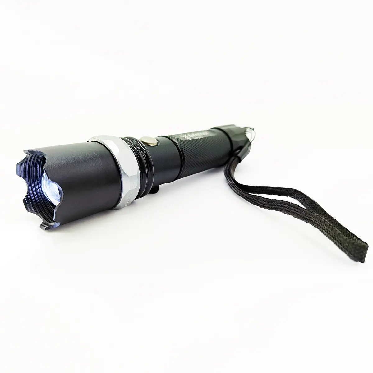 Linterna luz blanca con zoom recargable
