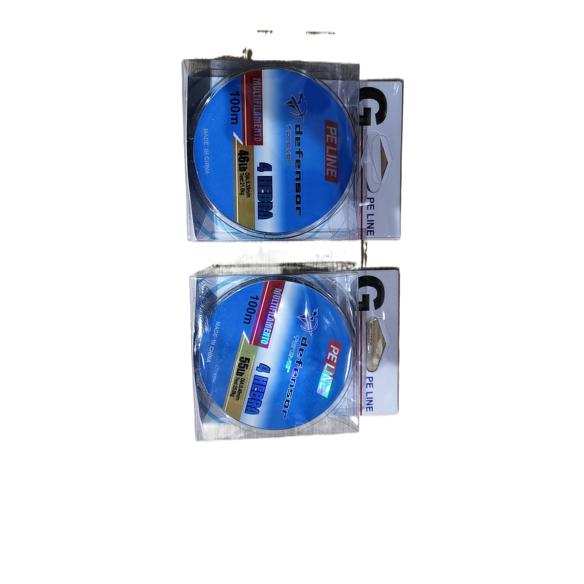 Multifilamentos trenzada 4 hebras 100 metros