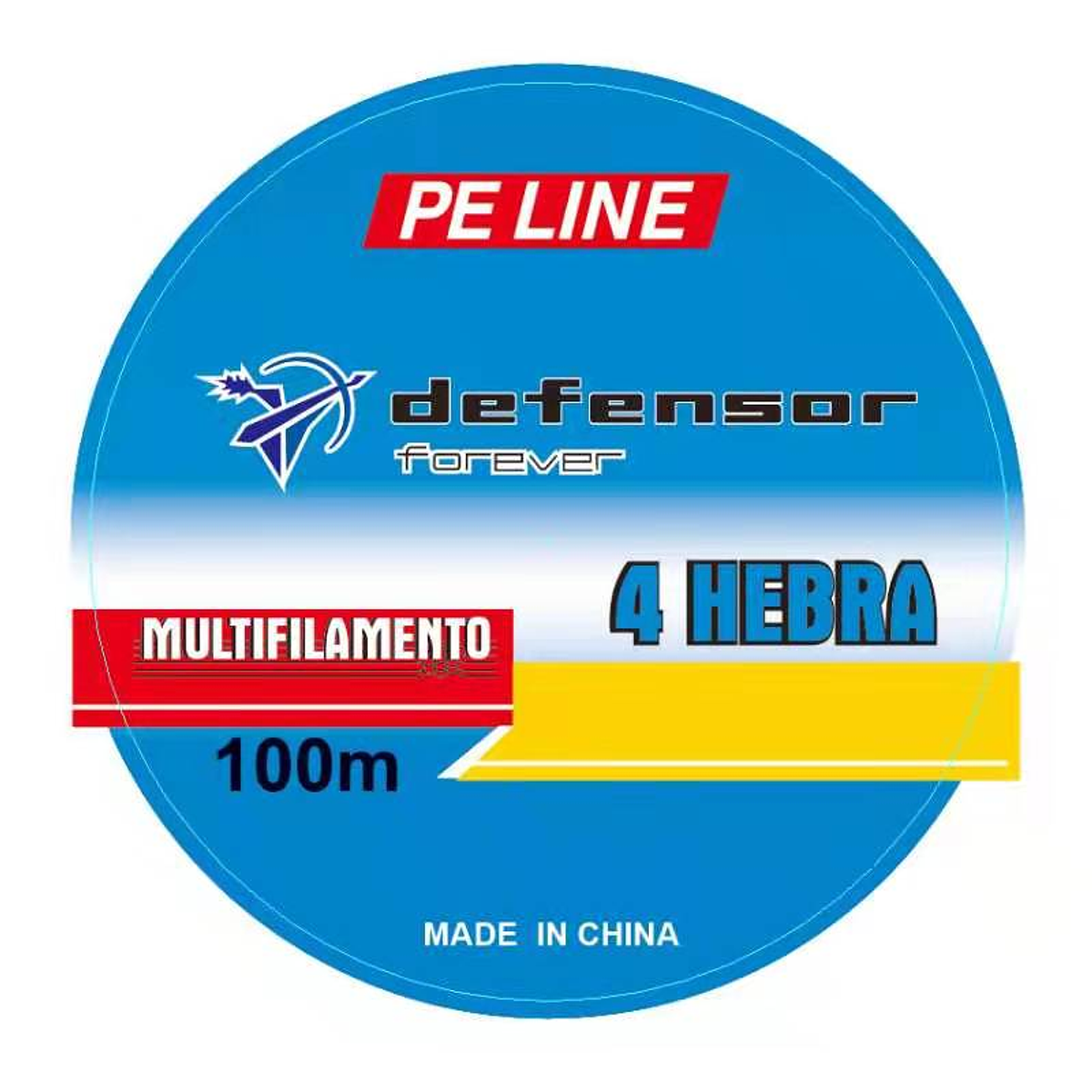 Multifilamentos trenzada 4 hebras 100 metros