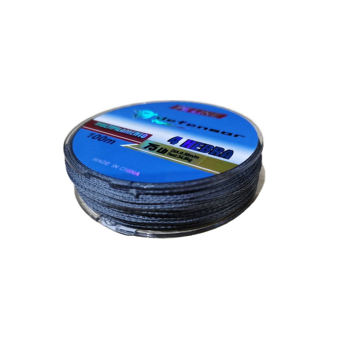 Multifilamentos trenzada 4 hebras 100 metros