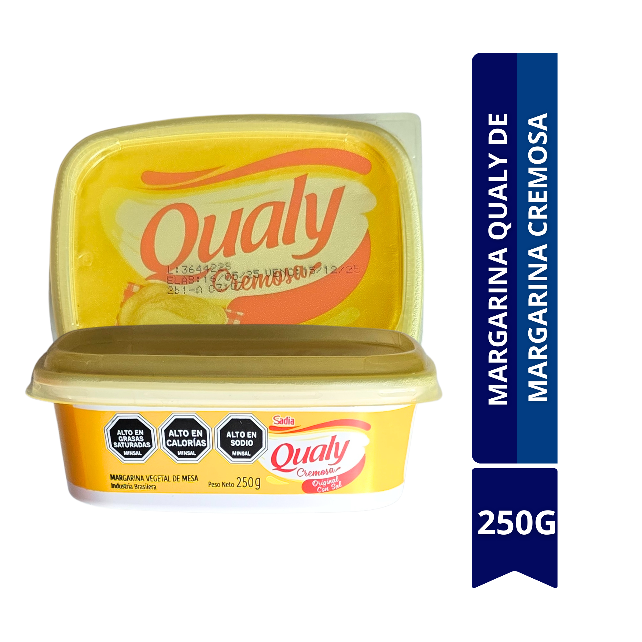 MARGARINA QUALY DE 250G MARGARINA CREMOSA