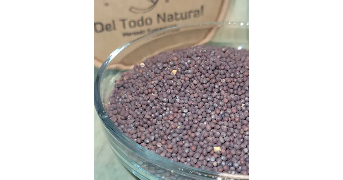 Semilla de Mostaza Negra Entera