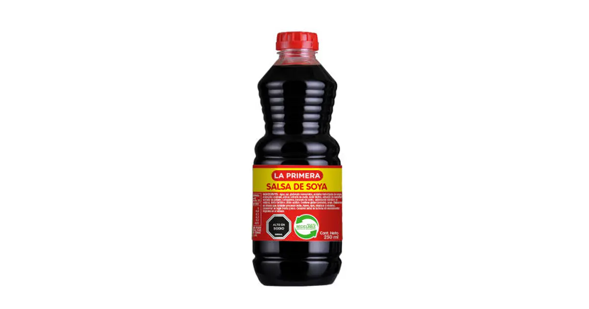 Salsa de Soya 250 cc Marca La Primera