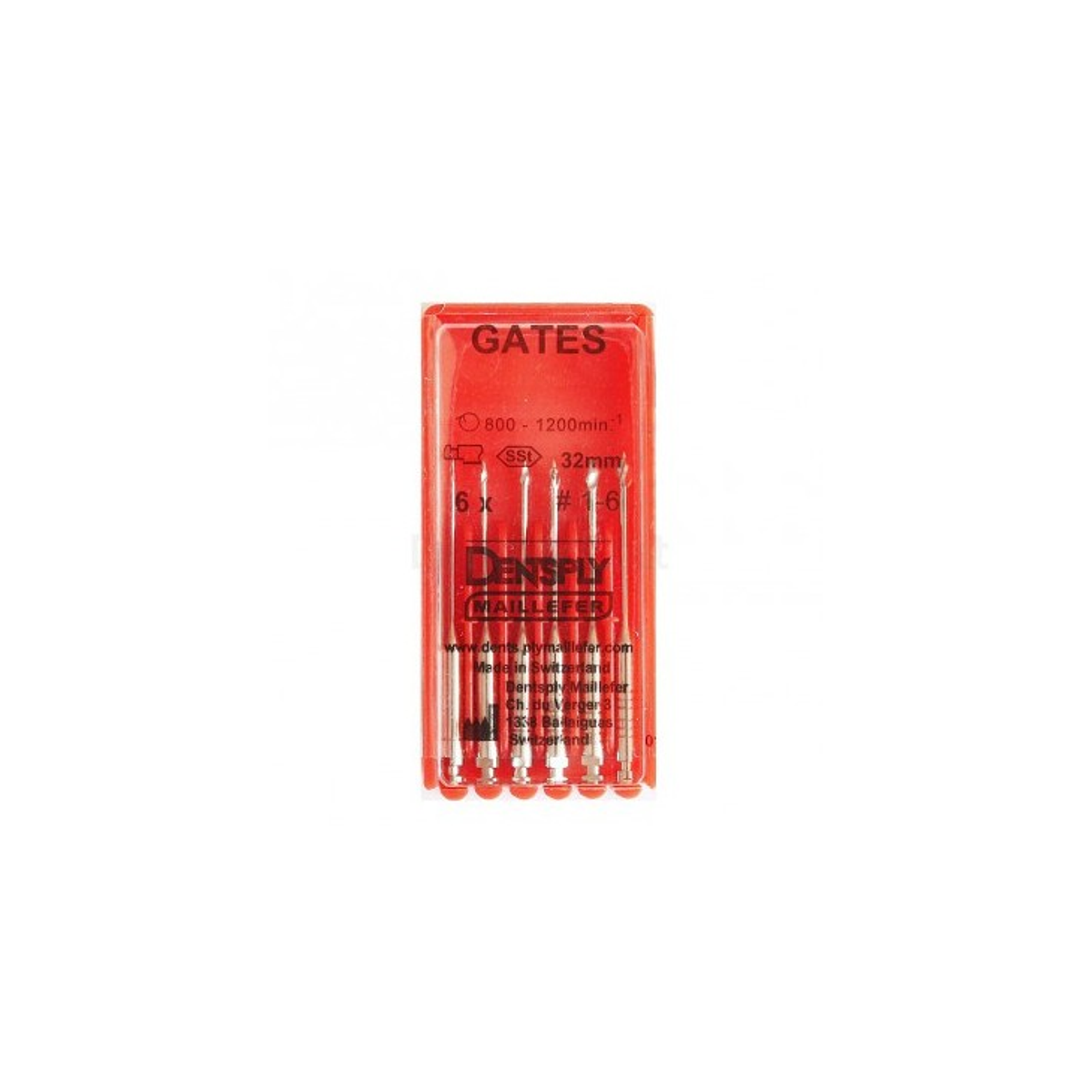 Fresa Gates Maillefer 32MM (Caja 6 unidades) | DENTINET - Insumos Dentales