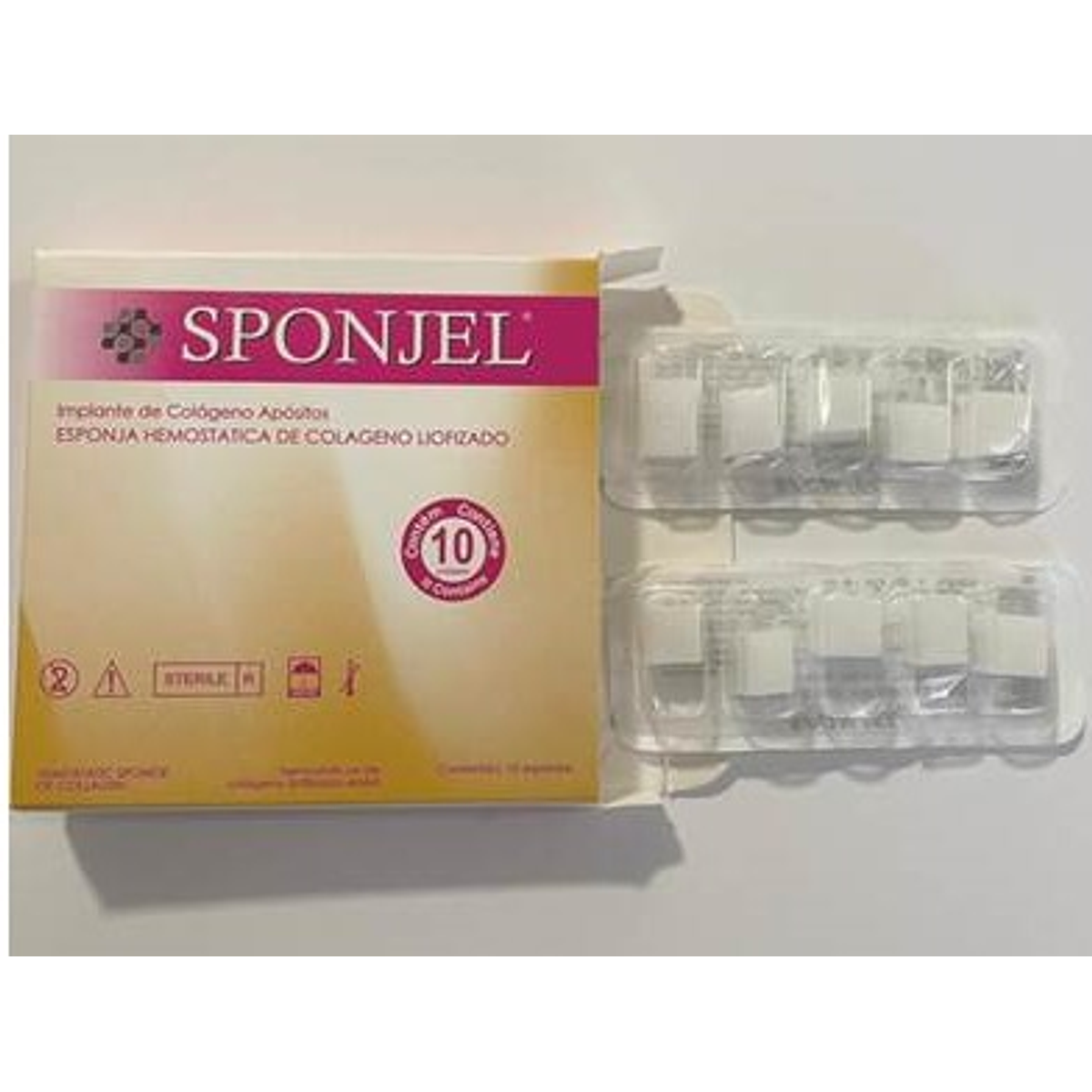 Sponjel Esponja Hemostatica - Gelita (10 Unds) | DENTINET - Insumos ...