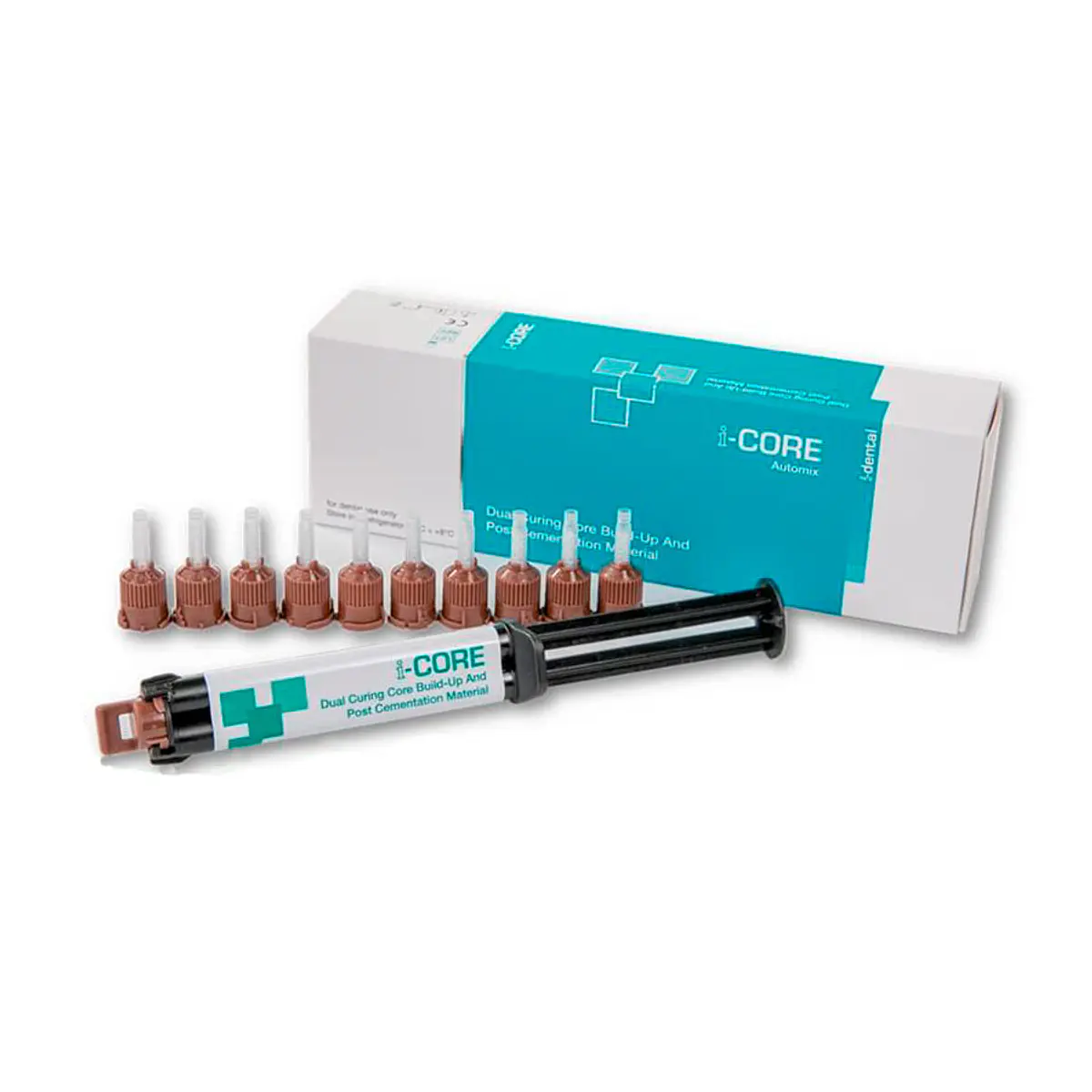 I-CORE Cemento de Curado Dual - I-DENTAL | DENTINET - Insumos Dentales