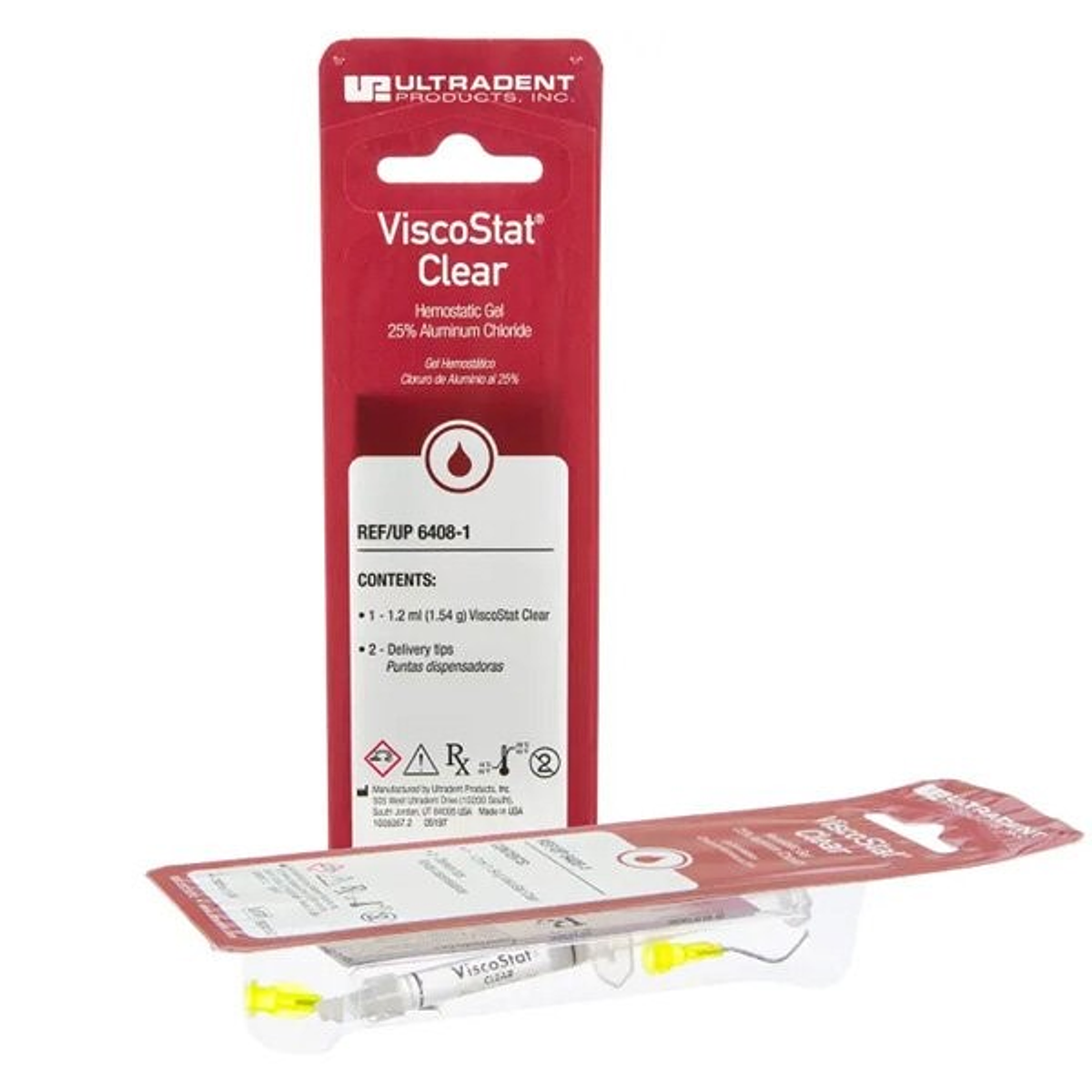 Vicostat Clear Jeringa 1,2 ml - ULTRADENT | DENTINET - Insumos Dentales